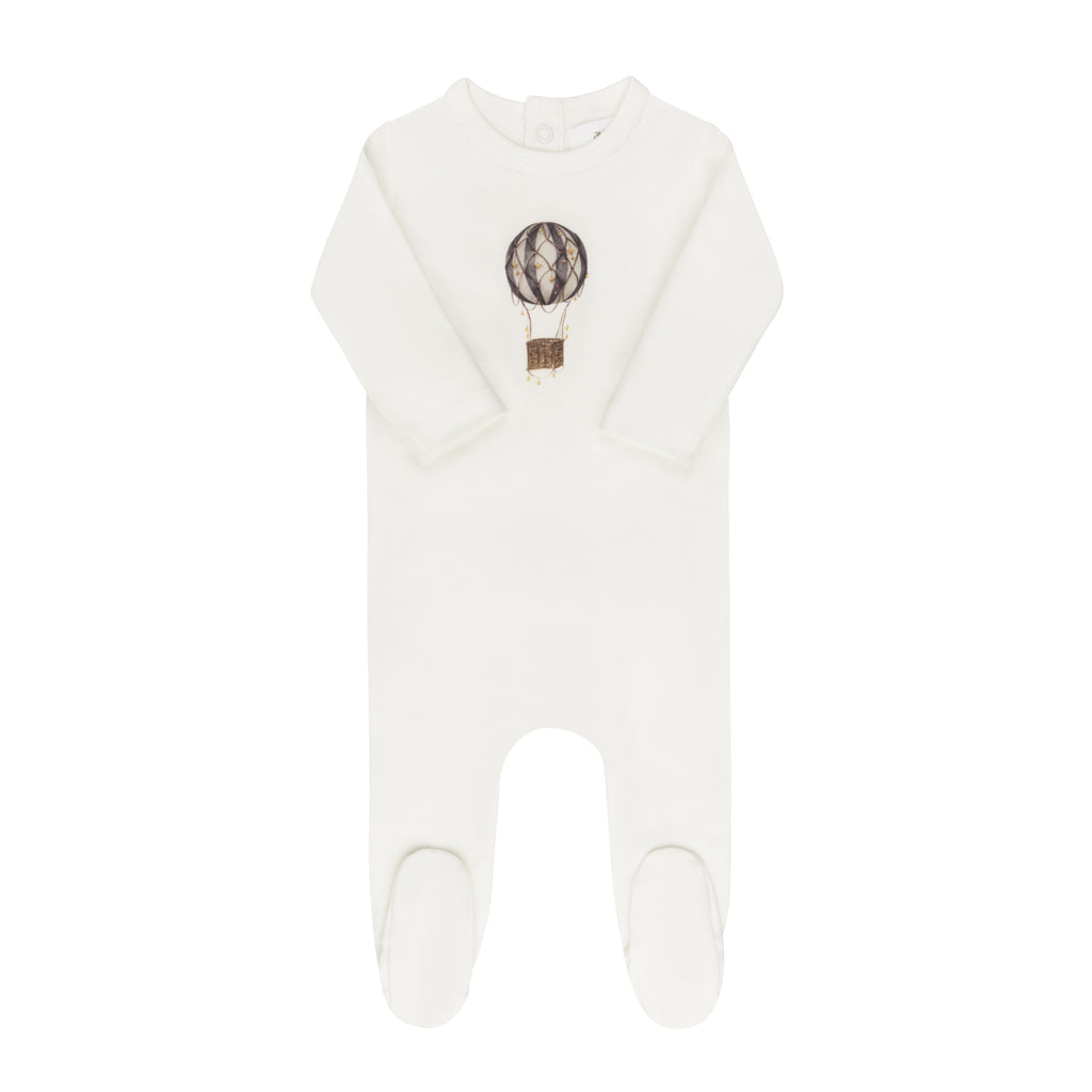 ELYS & CO FRENCH TERRY HOT AIR BALLOON FOOTIE – Wesley Hills Boutique