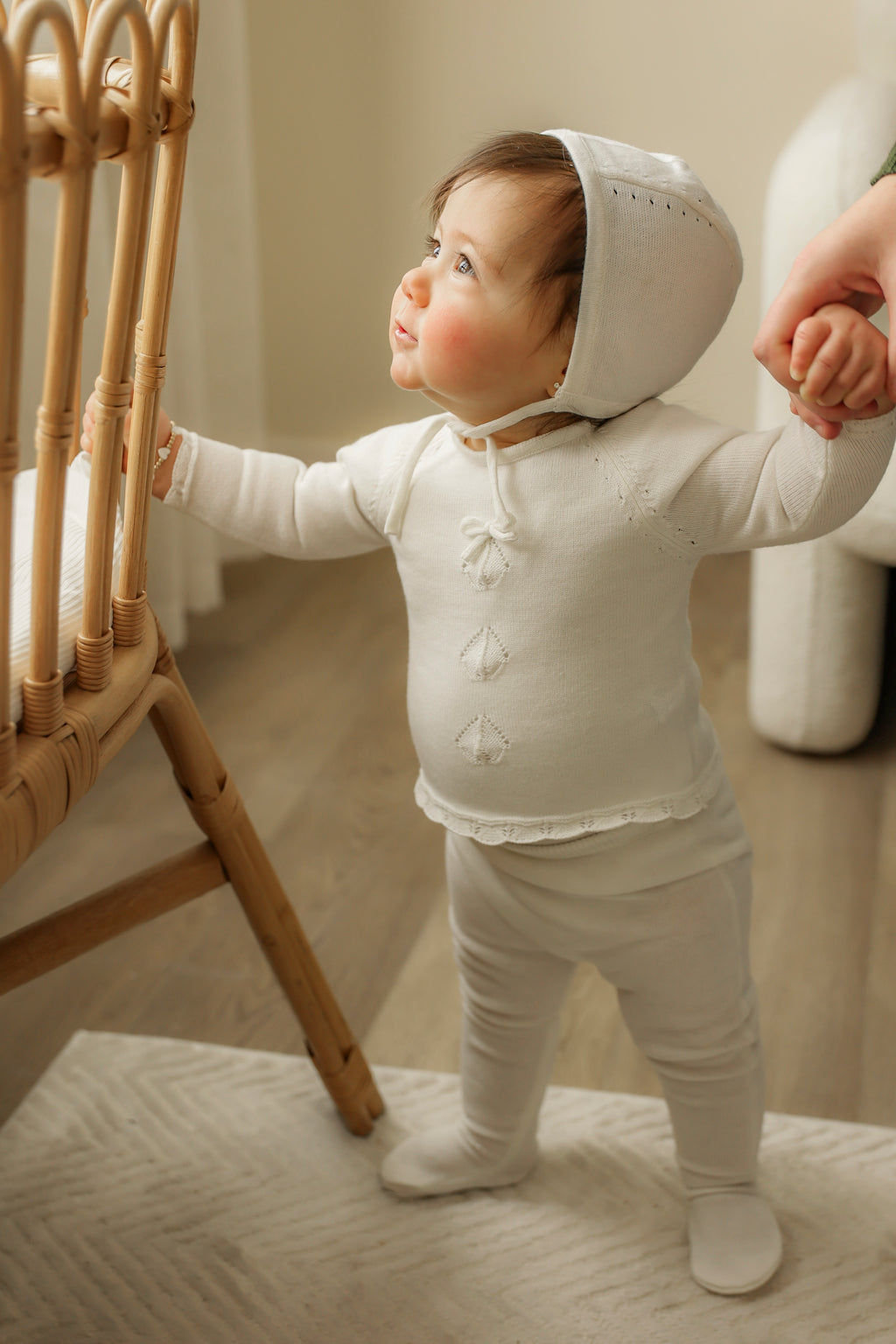 SB6CY2895 BEBE BELLA 3 DIAMOND KNIT BRIS 4PC SET – Wesley Hills Boutique