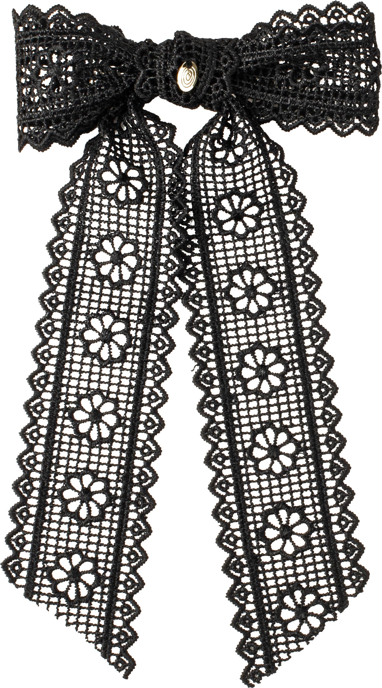 Black Lace Bow Design